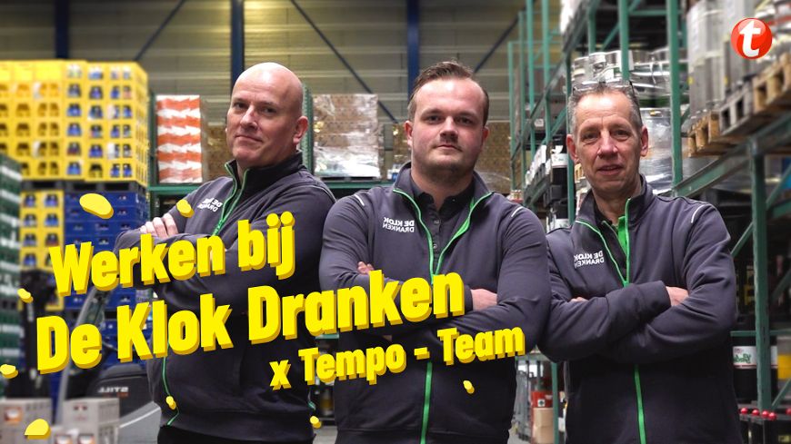 Werken bij De Klok Dranken via Tempo-Team | Tempo-Team